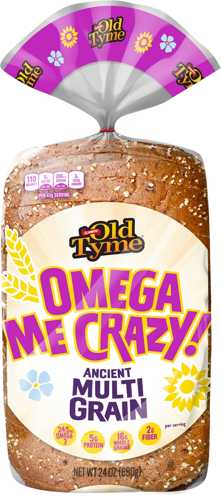 Schmidt Baking Omega me Crazy! Ancient Multigrain Bread